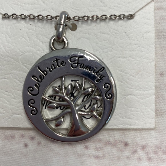 Bria Kate | Jewelry | New Silver Celebrate Family Tree Fashion Necklace ...